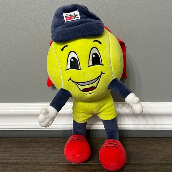 Toys | Mubadala Citi Dc Open Tennis Ball Mascot Plush | Poshmark